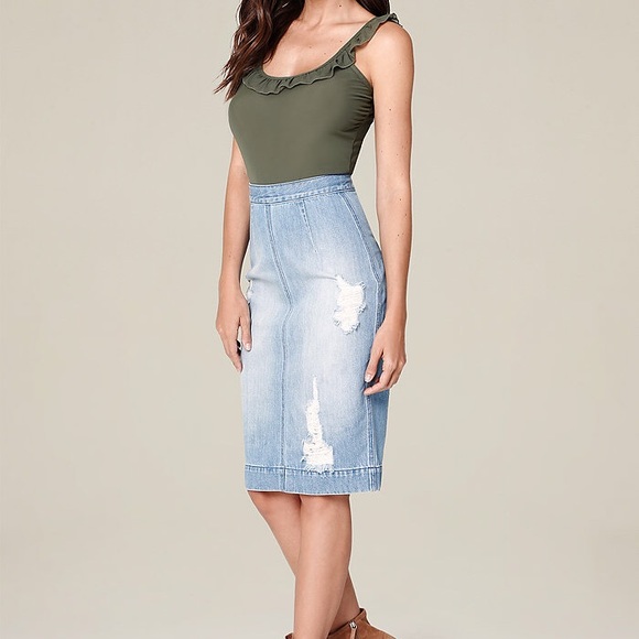 bebe | Tops | New Green Bebe Bodysuit Medium | Poshmark